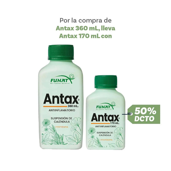 Kit Antax Suspensión 360 mL + 170 ml – Droguería Americana Express